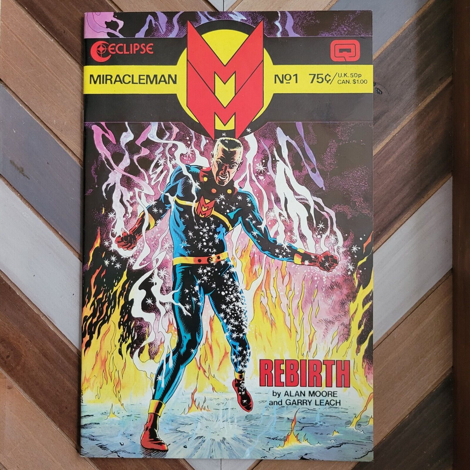 MIRACLEMAN #1 FN/VF (Eclipse 1985) "Rebirth" by ALAN MOORE, Reintro of ...