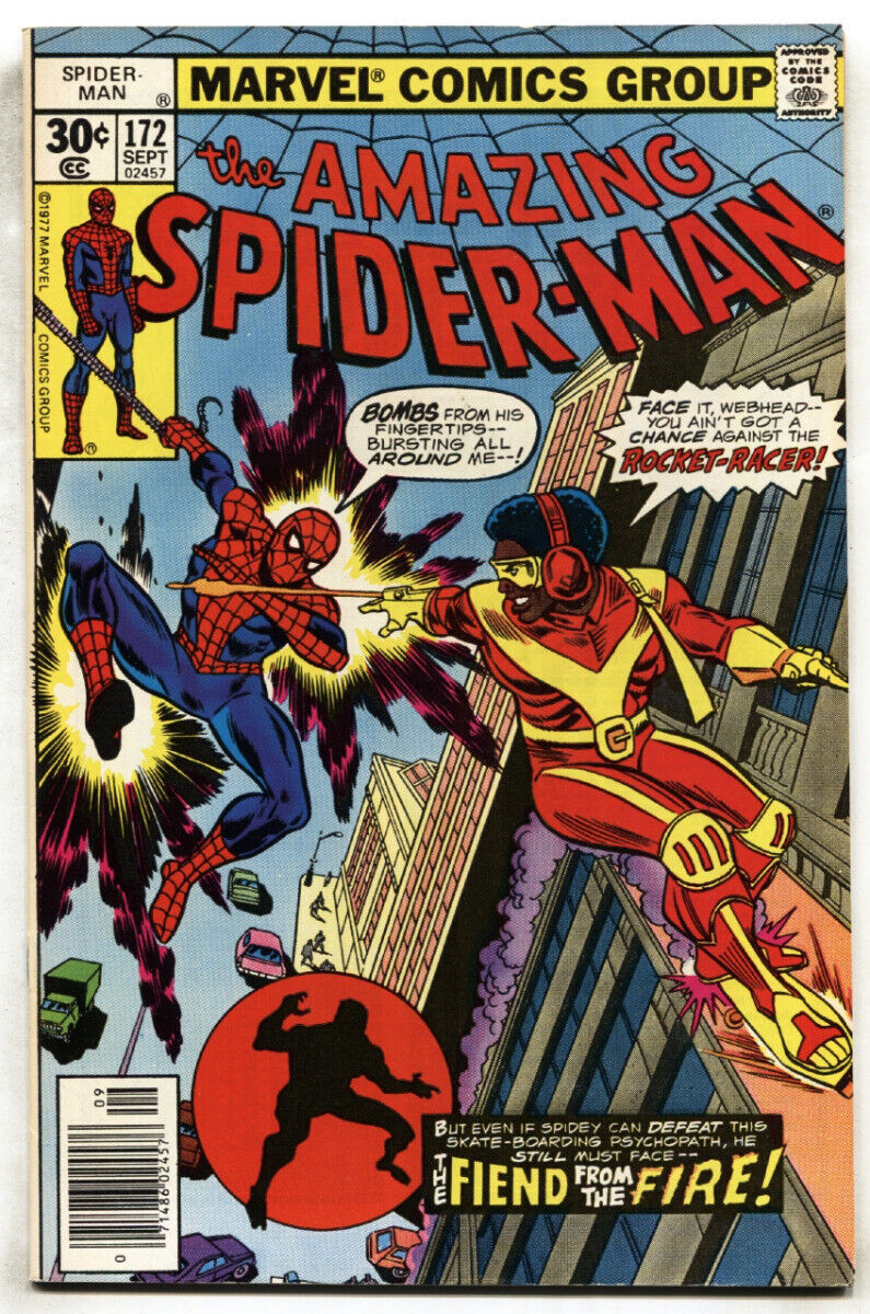 Amazing Spider-Man #172--1977-- Rocket-Racer--Marvel comics-- VF/NM ...