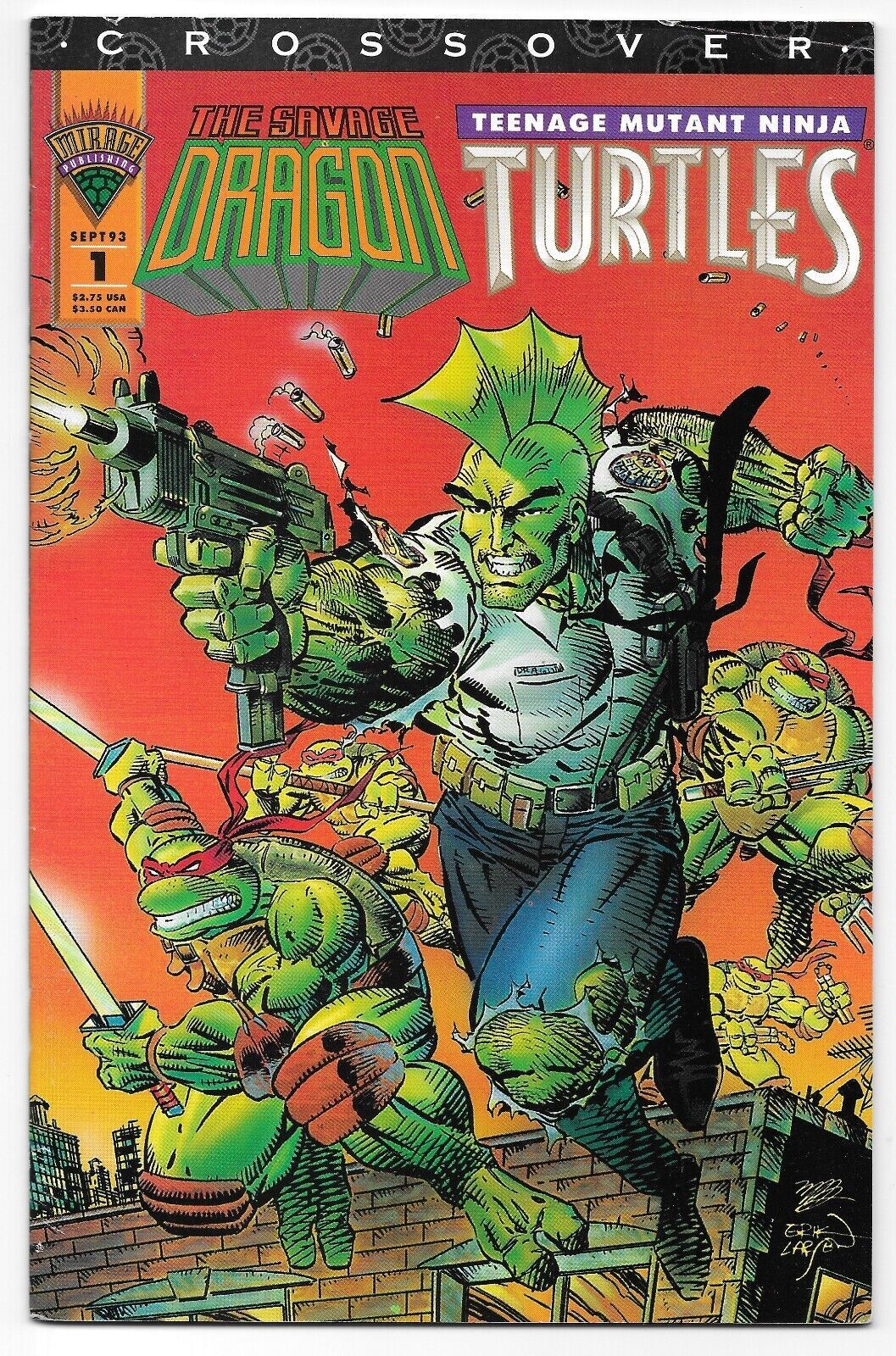 Savage Dragon / Teenage Mutant Ninja Turtles #1 (09/1993) Mirage ...