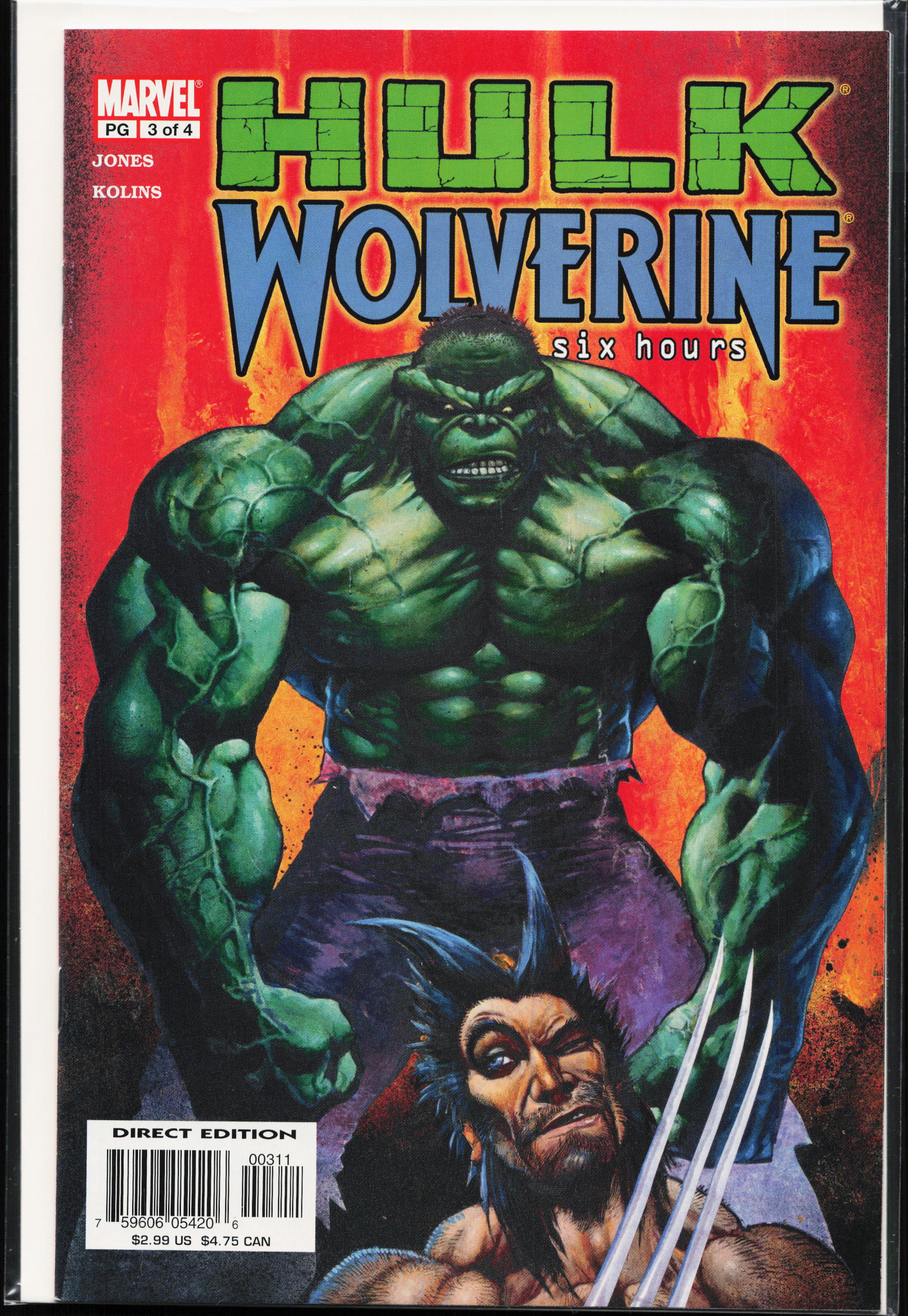 Hulk/Wolverine: 6 Hours #3 (2003) Wolverine | Comic Books - Modern Age ...