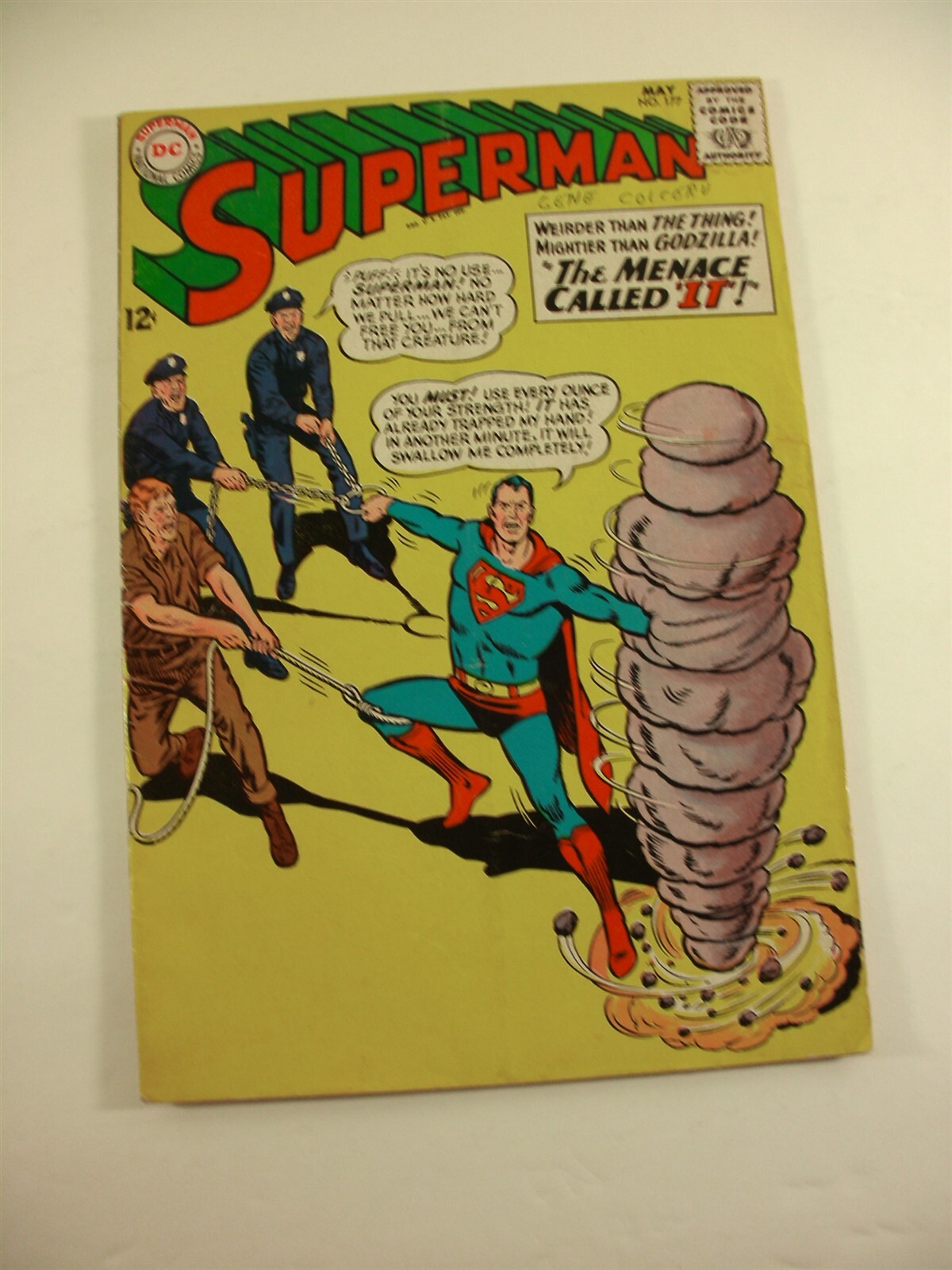 DC Comics SUPERMAN #177 MAY 1965 (FN) features The Menace Called IT ...