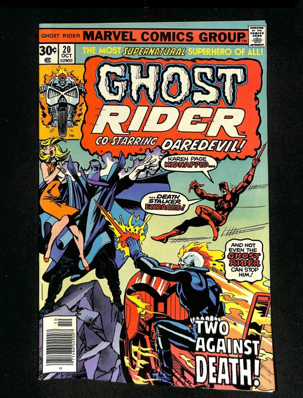 Ghost Rider (1973) #20 Daredevil! | Full Runs & Sets, Marvel, Ghost ...