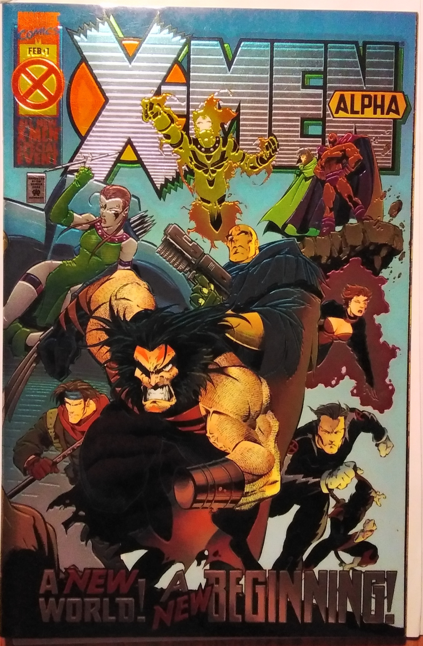 X-Men Alpha Direct Edition (1995) | Comic Books - Modern Age, Marvel ...