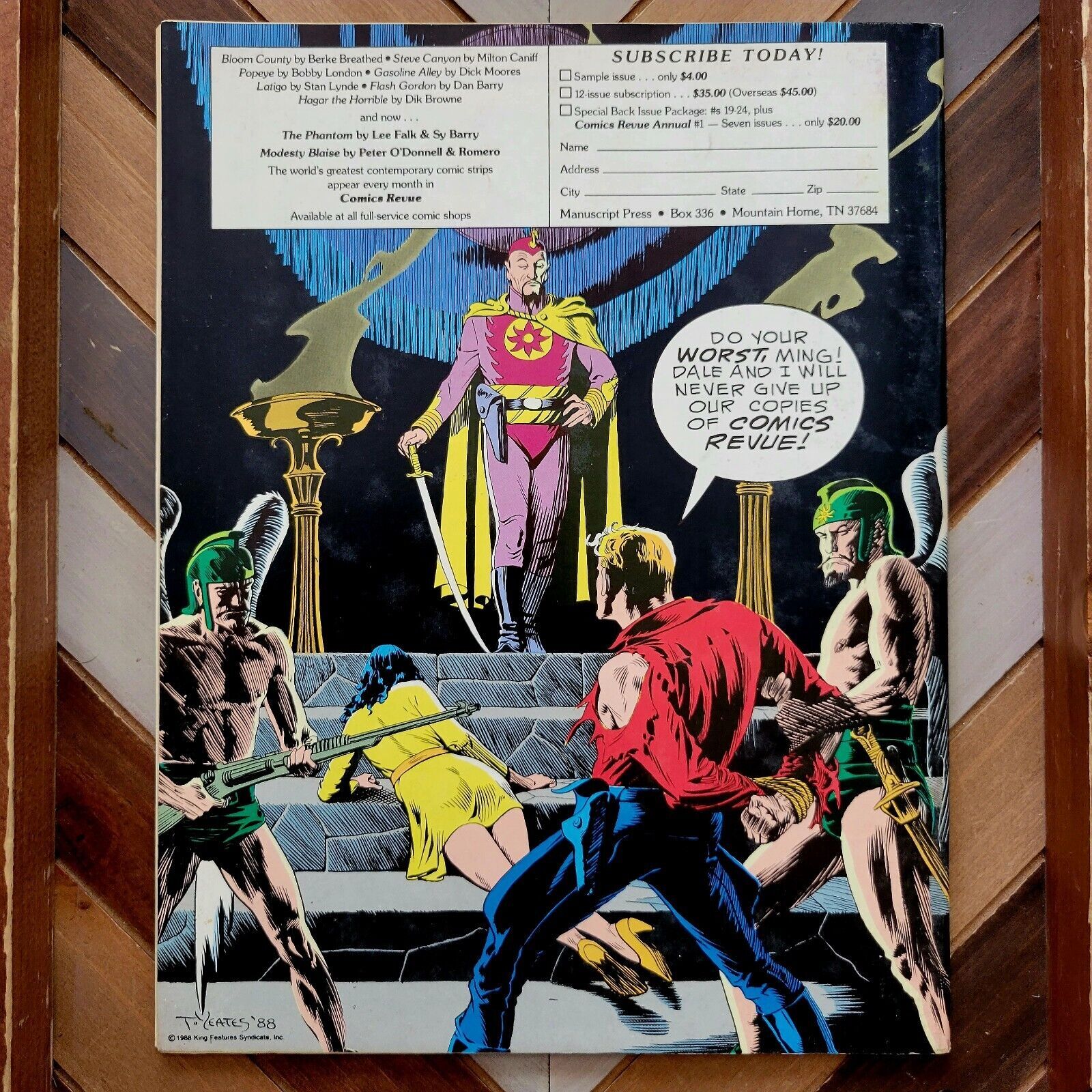 COMICS REVUE #33 VF- (1989) POPEYE / THE PHANTOM / HAGAR / Comics ...