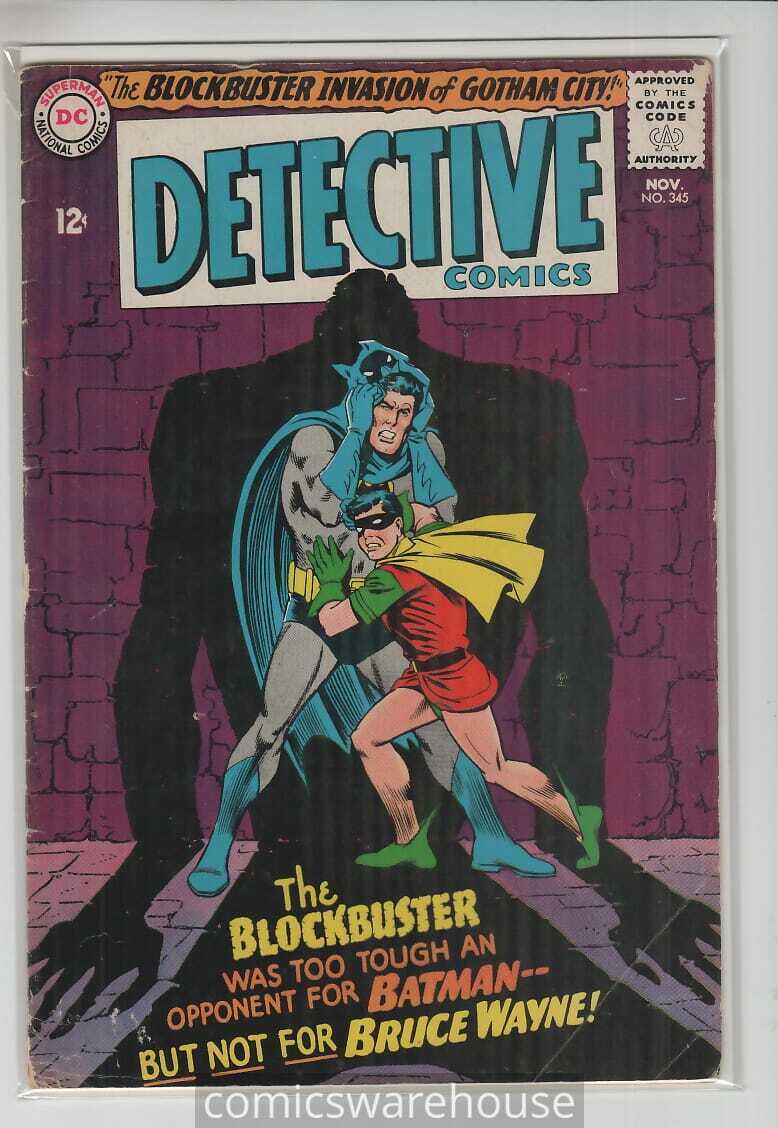 Detective Comics (1937 DC) #345 VG+ A02362 | Comic Books - Modern Age ...
