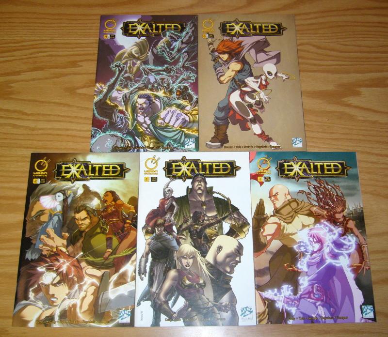 Exalted #1-4 VF/NM complete series + variant - white wolf rpg - udon ...
