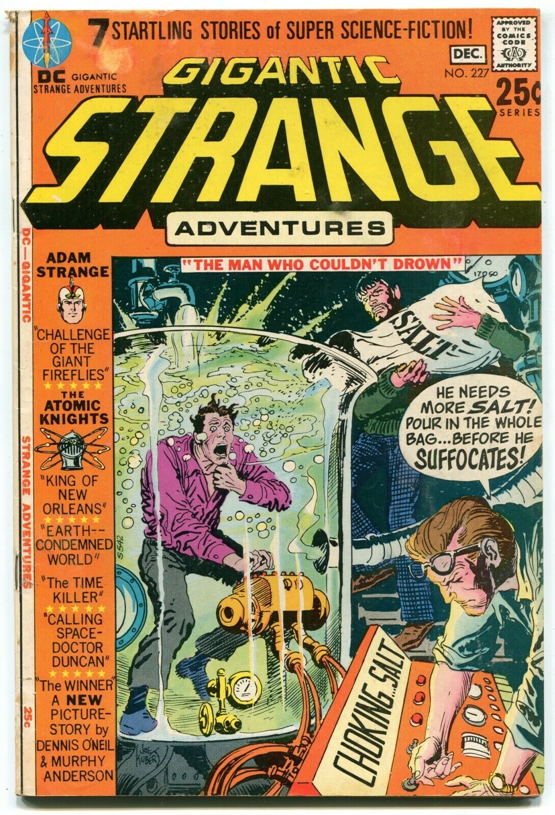 Strange Adventures 227 FN 6.0 DC 1970 Bronze Age Adam Strange Atomic ...