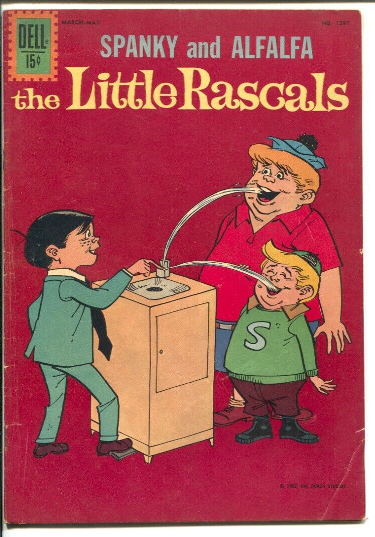 Little Rascals-Four Color Comics #1297 1962-Dell-dinosaur cover-VG ...