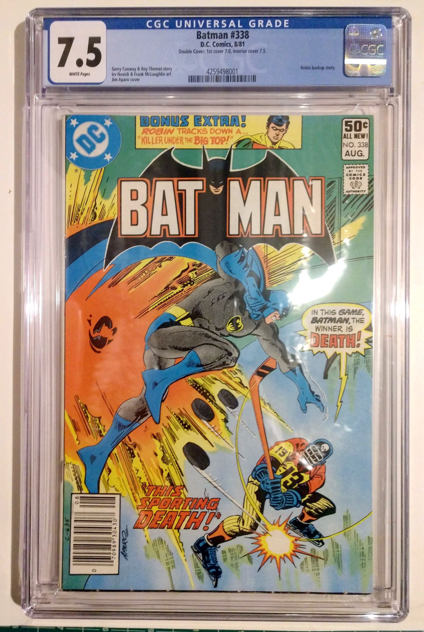 Batman #338 (1981) CGC Graded, DOUBLE COVER | Comic Books - Bronze Age ...