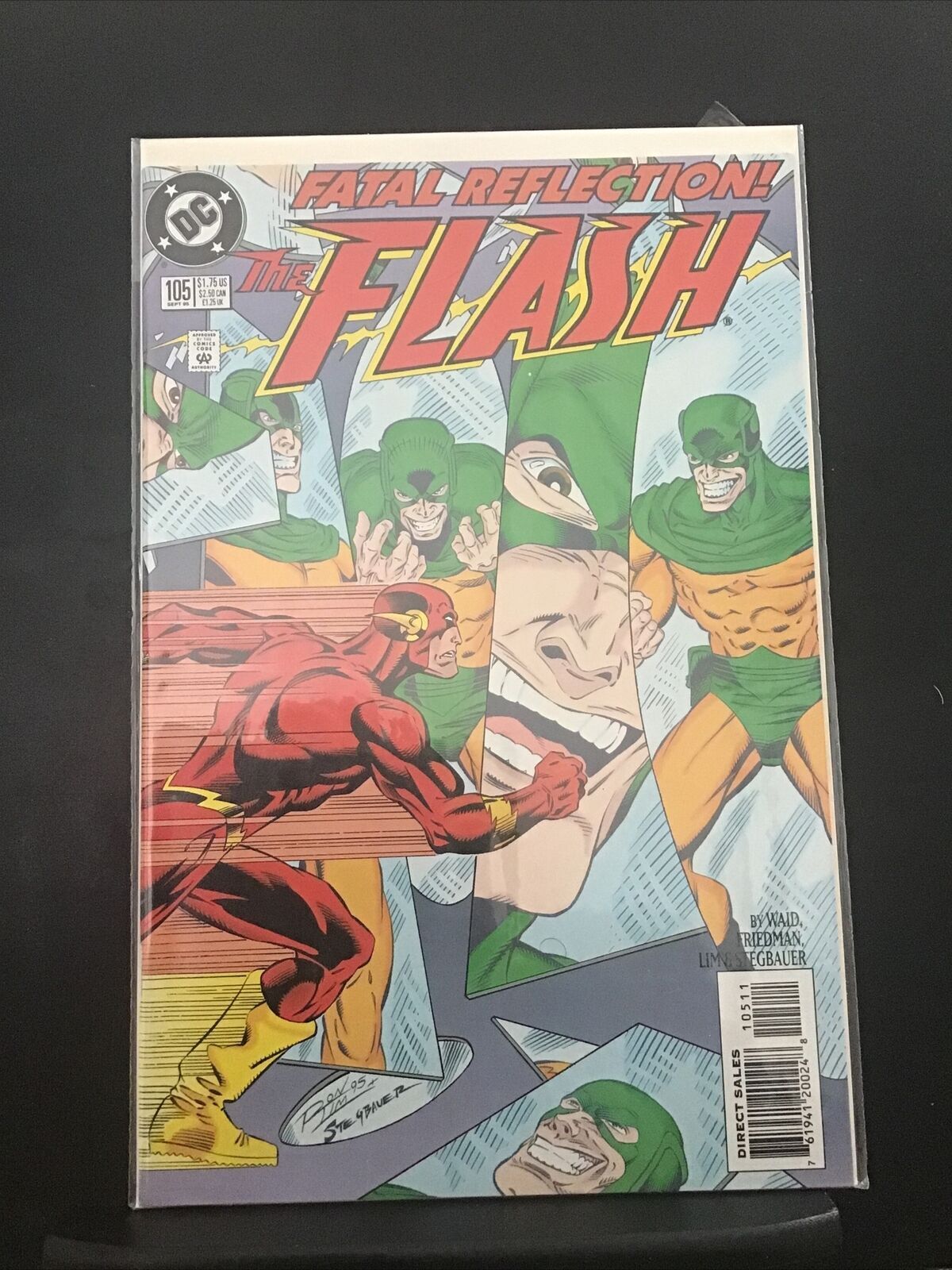 FLASH #105 Vol. 2 (1995) NM | Through A Glass Darkly | Ron Lim Cover ...