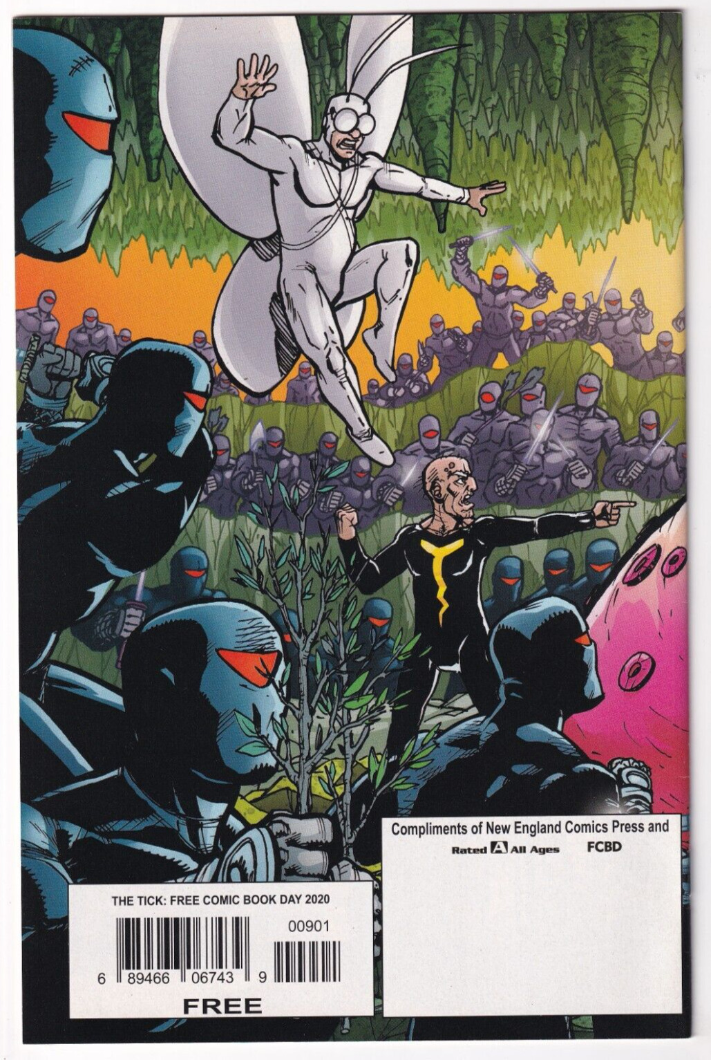 The Tick New Stories FCBD Free Comic Book Day 2020 NEC Jeff McClelland ...