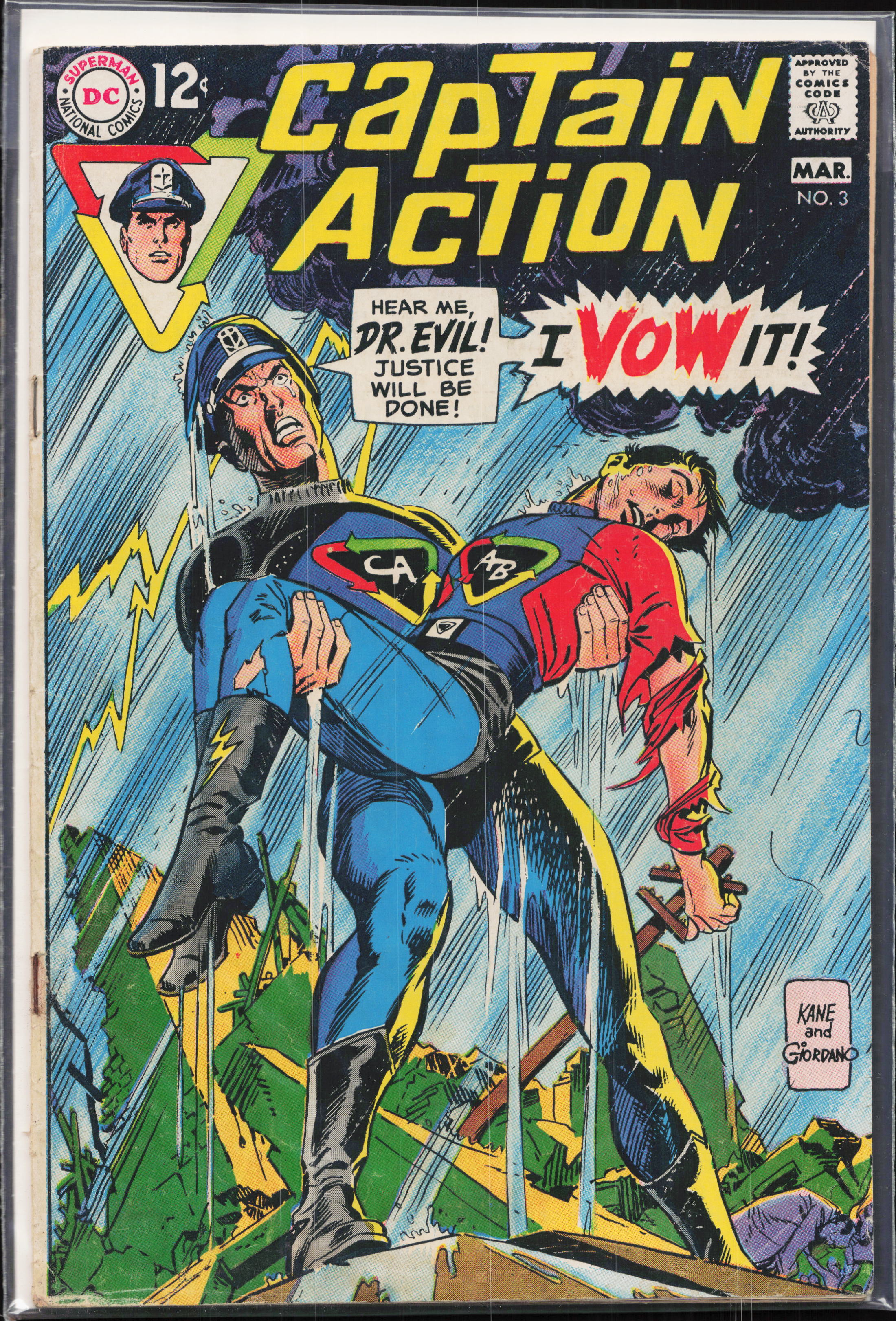 Captain Action #3 (1969) Captain Action | Comic Books - Silver Age, DC Comics, Captain Action ...