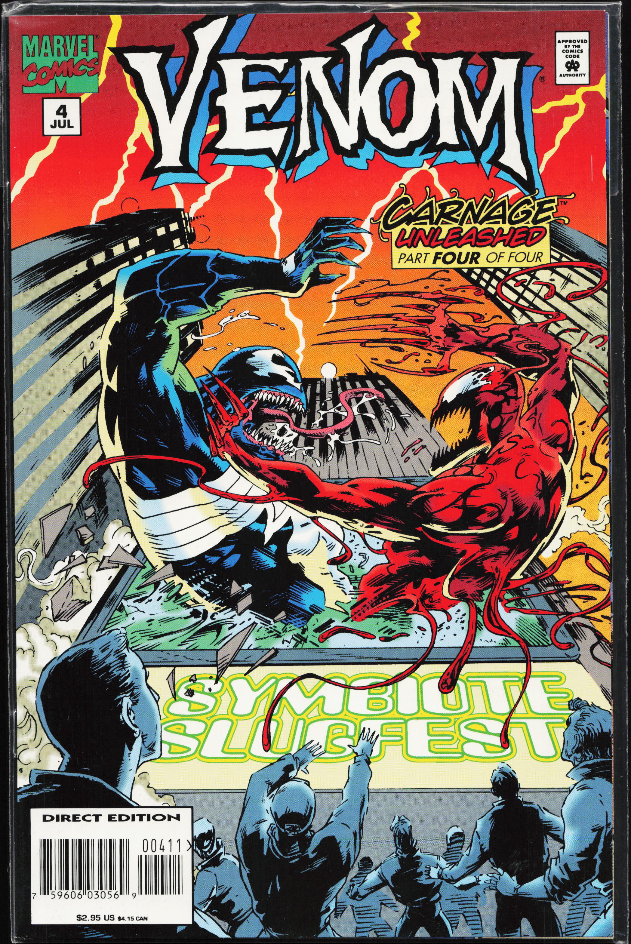 Venom: Carnage Unleashed #4 (1995) Venom | Comic Books - Modern Age ...