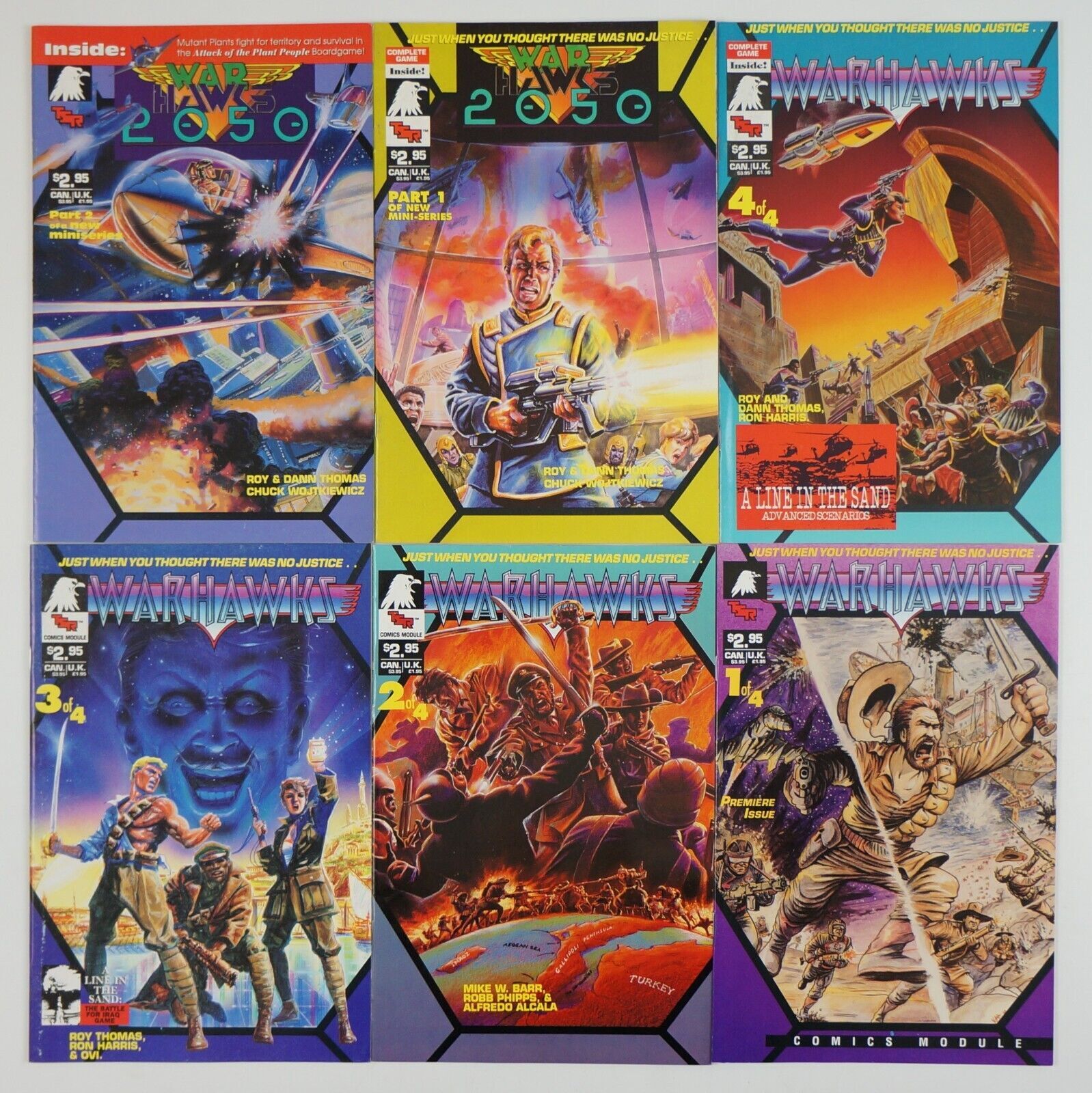 Warhawks Comics Module #1-9 VF/NM complete series ROY THOMAS 2 3 4 5 6 7 8 TSR | Comic Books ...