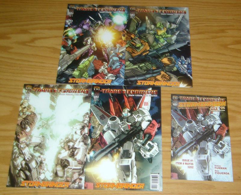 Transformers: Stormbringer #1-4 VF/NM complete series + ashcan A ...