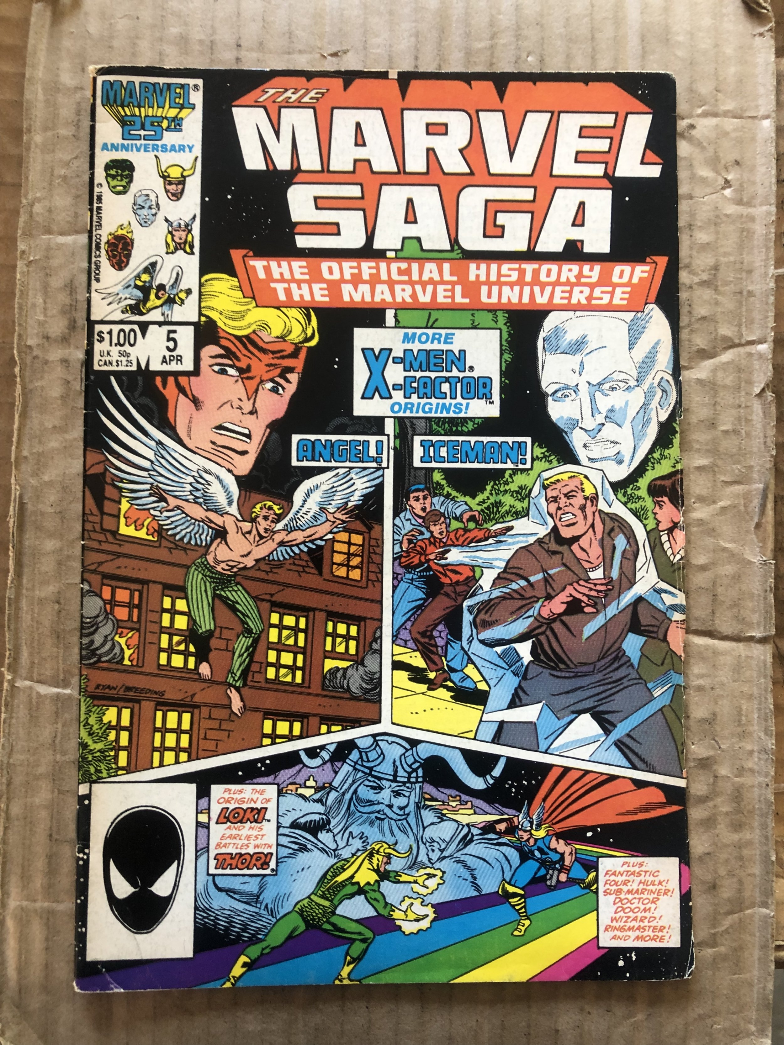 The Marvel Saga The Official History of the Marvel Universe #5 Direct ...