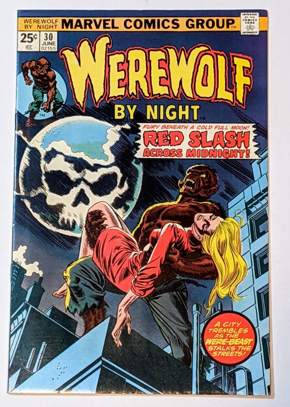 Werewolf by Night #30 (Jun 1975, Marvel) VF+ 8.5 Topaz and Doctor ...
