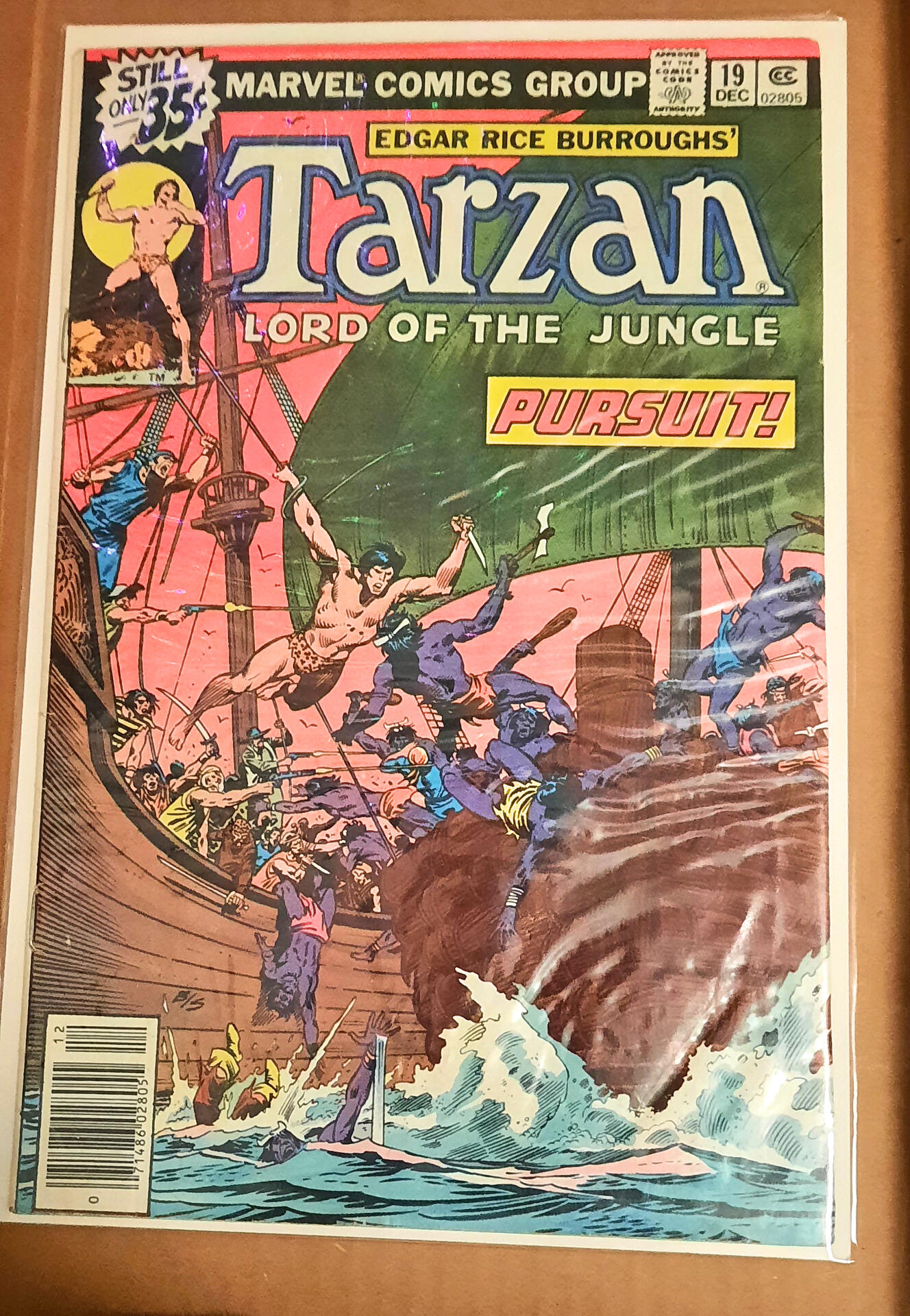 Tarzan #19 (1978) Blood Money and Human Bondage, Part Five: Pursuit ...
