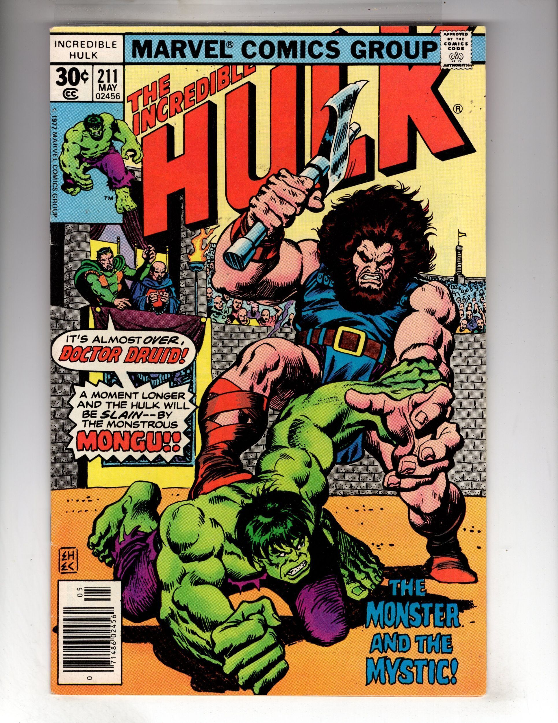 The Incredible Hulk #211 (1977) THE MONSTER AND THE MYSRIC! / ECA11x ...