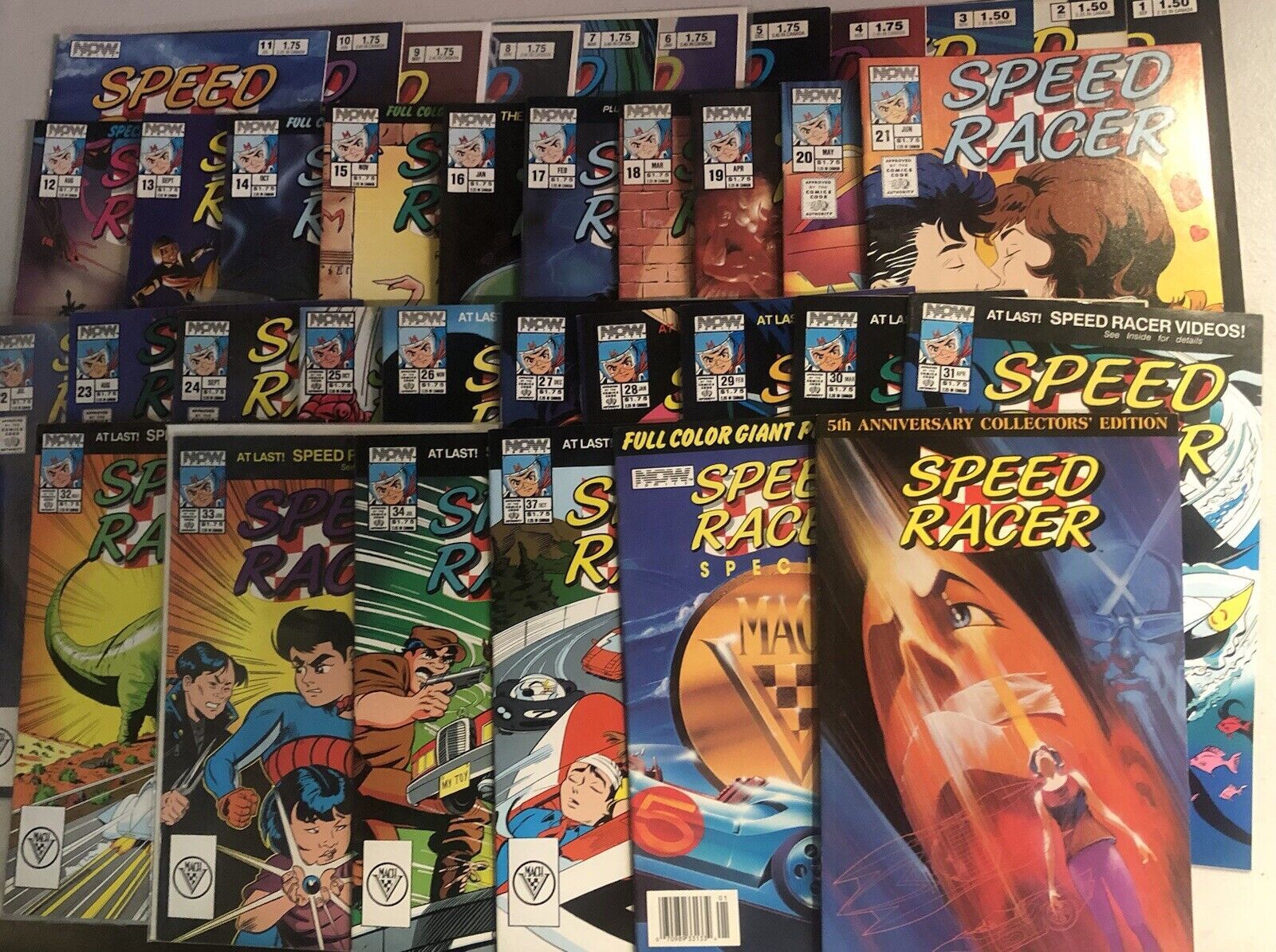 Speed Racer (1988) Set Issue # 1-37 + Special # 1 + 5th Anniversary ...
