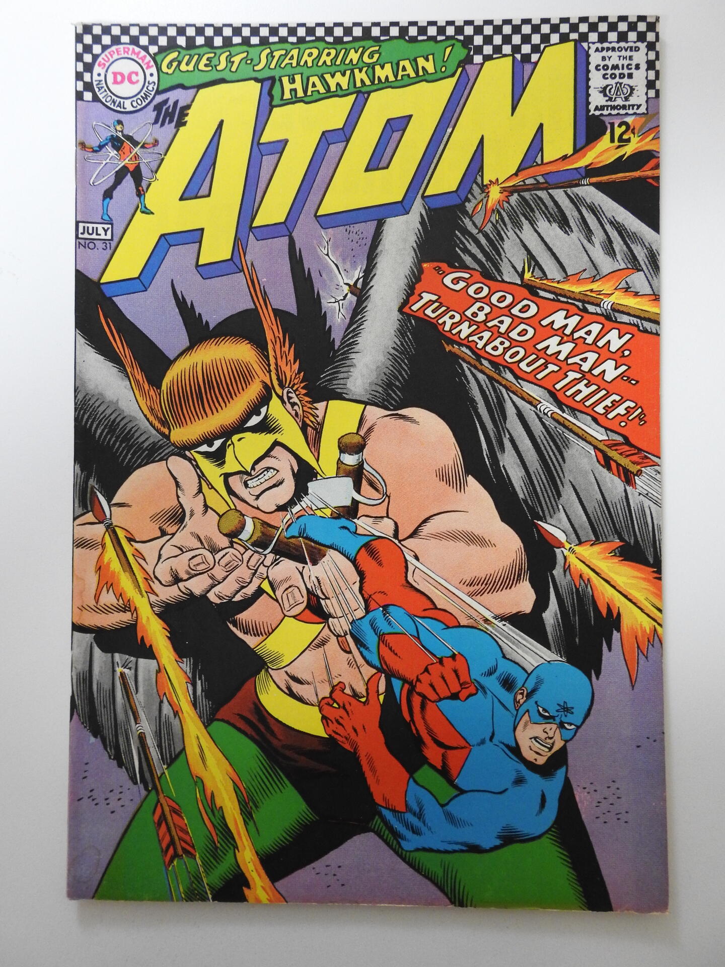The Atom #31 (1967) Starring Hawkman! Sharp VF Condition! | Comic Books ...