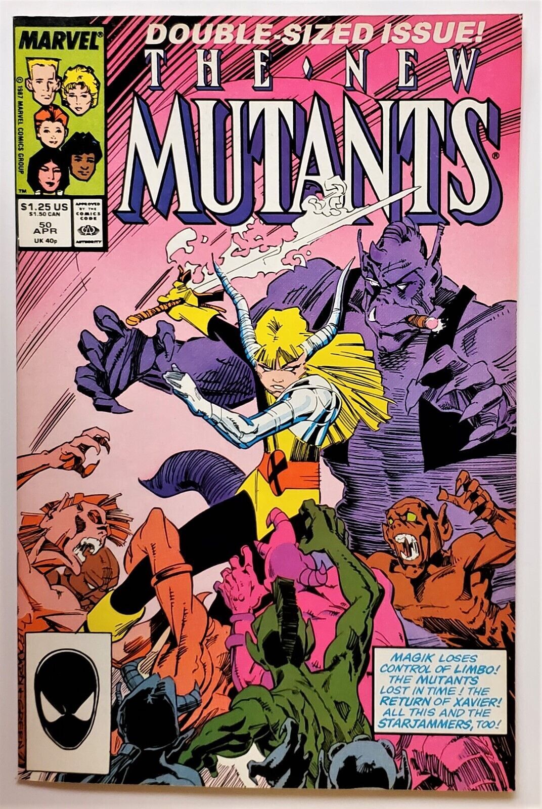 The New Mutants #50 (Apr 1987, Marvel) VF | Comic Books - Copper Age ...