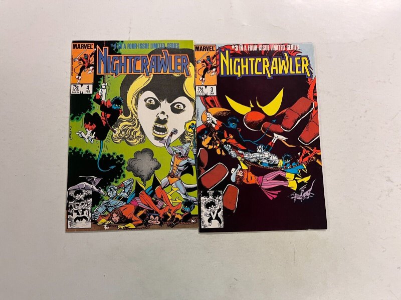 Nightcrawler complete miniseries Marvel Comics books #1 2 3 4 28 TS4 ...