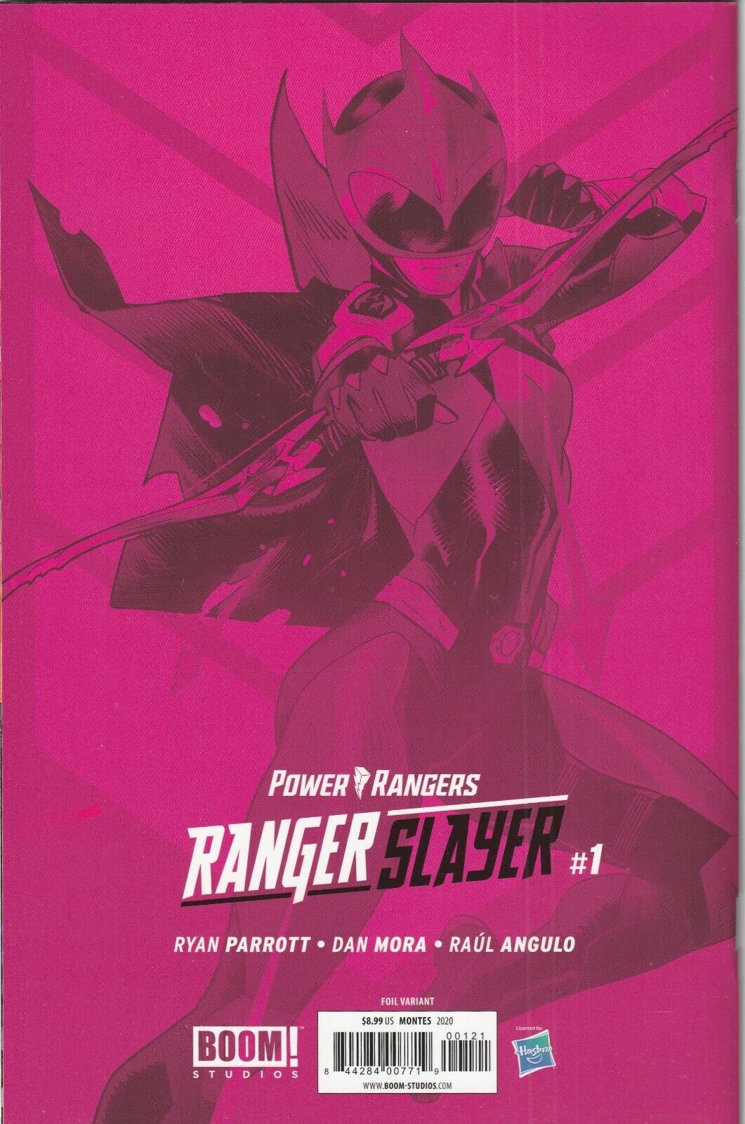 Power Rangers: Ranger Slayer # 1 Foil Variant Cover NM Boom 2020 [X4 ...