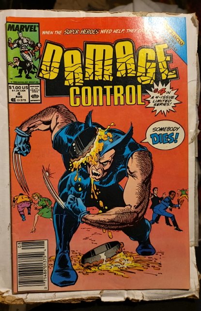 Damage Control #4 Newsstand Edition (1989) b4 | Comic Books - Copper ...
