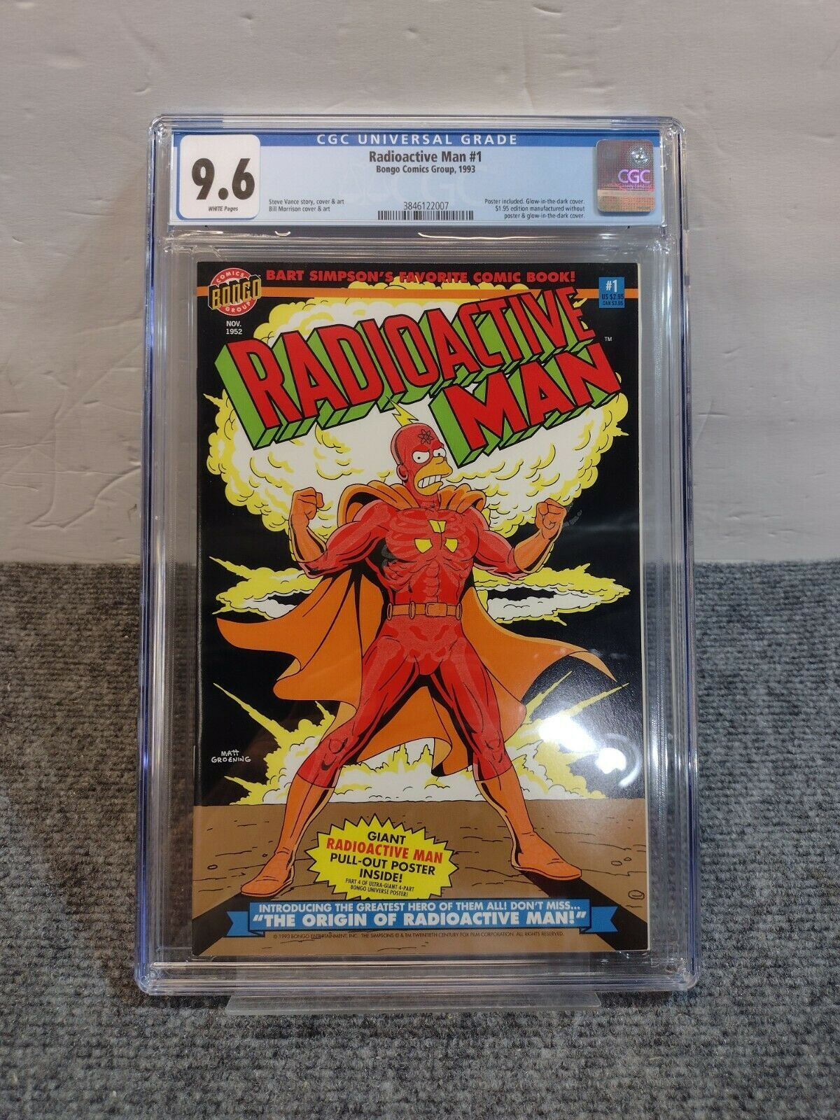 Radioactive Man #1 CGC 9.6 - Glow in the Dark cover *Simpsons* | Comic ...