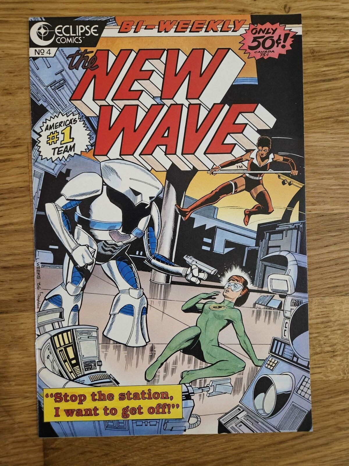 The New Wave #4 (Eclipse, 1986 series) | Comic Books - Copper Age, Eclipse, Superhero / HipComic