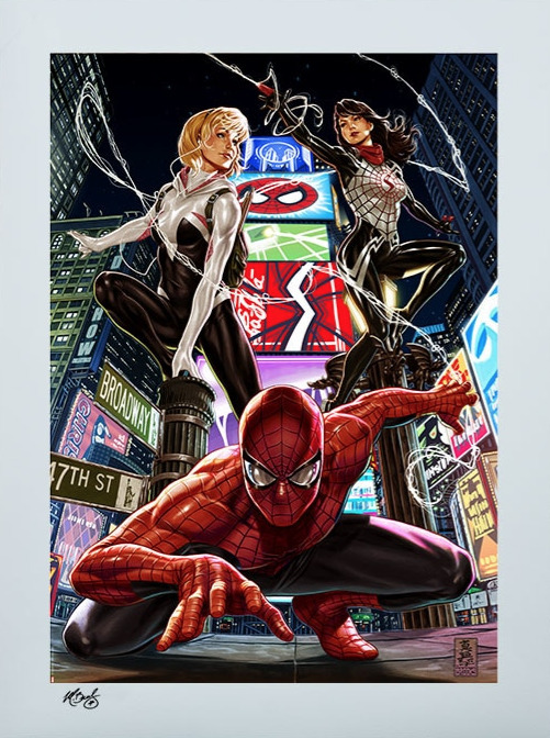 Mark Brooks SIGNED Sideshow EX Spider-Verse Art Print Spiderman Spider ...