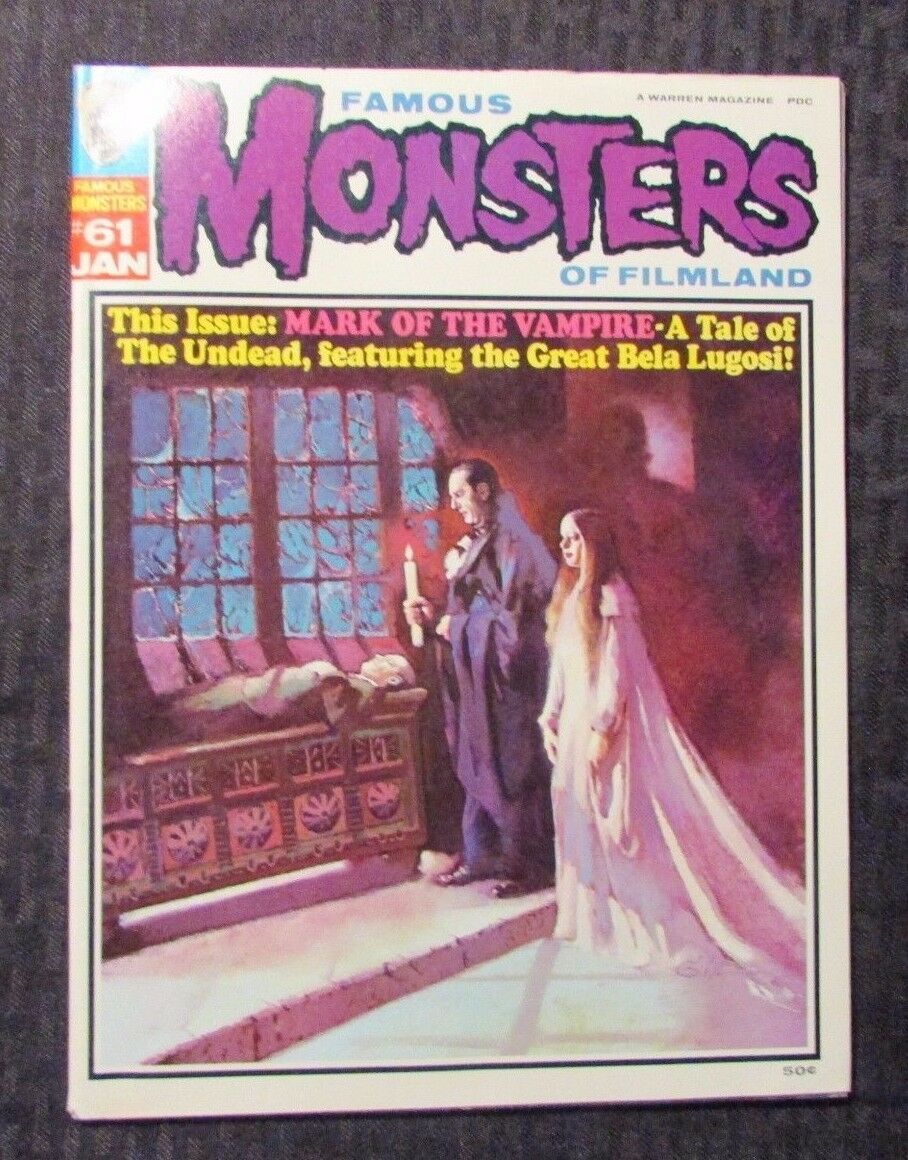 1970 FAMOUS MONSTERS #61 FN+ 6.5 Warren Horror Magazine DCHAC | Comic ...