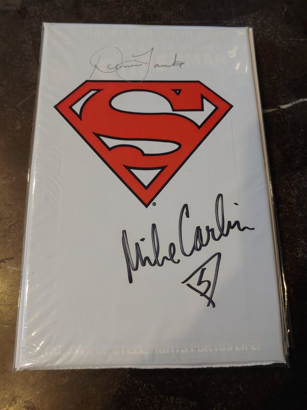 Adventures of Superman #500 signed by Dennis Janke - munimoro.gob.pe