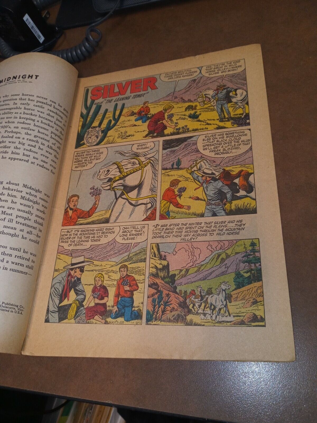 The Lone Rangers Famous Horse HI-YO SILVER 7 dell comics 1953 golden ...