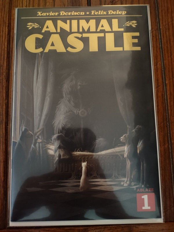 ANIMAL CASTLE #1 2nd Print GOLD FOIL PRINT Limited to 400 NM or better ...