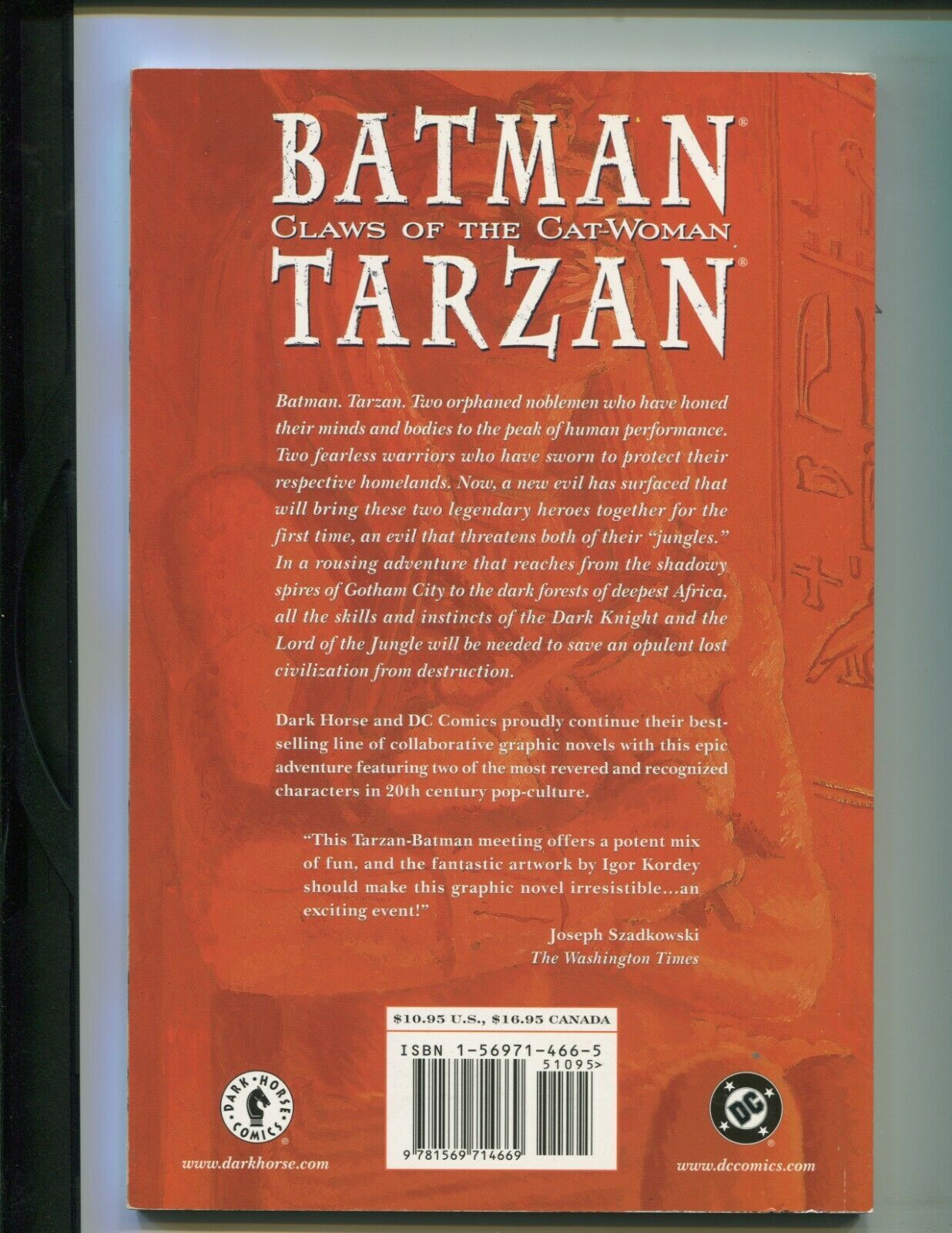 Batman/Tarzan: Claws of the Cat-Woman (FN/VF) Marz!! Kordey!! 2000 ...