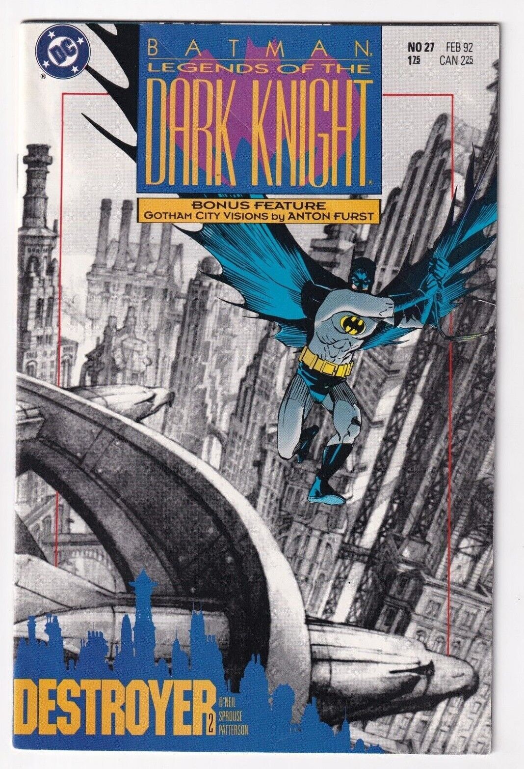 Batman Legends Of The Dark knight #27 Destroyer February 1992 DC O'Neil ...