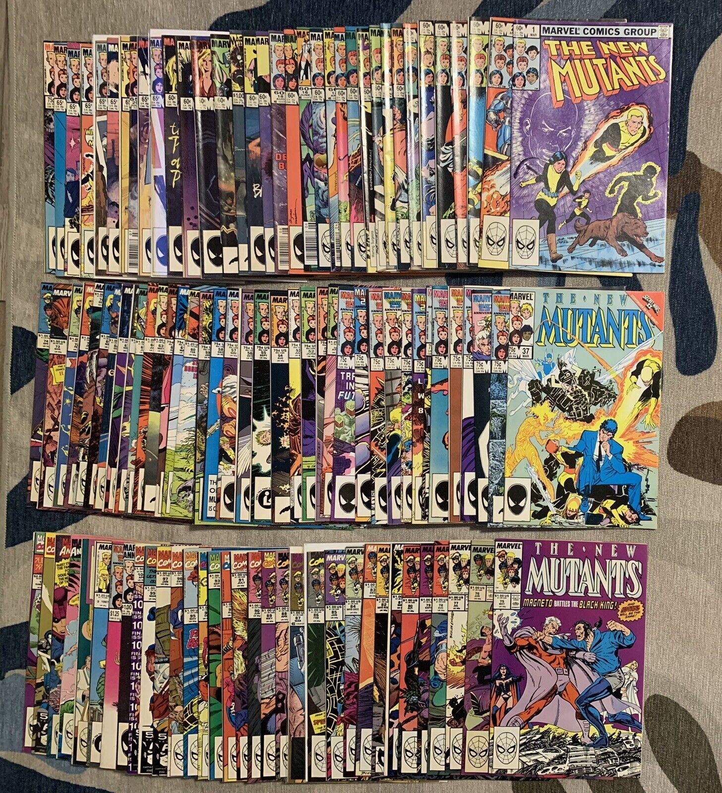 The New Mutants #1-100 (NO #98) +Annual 1-7 +Special COMPLETE FULL Set ...