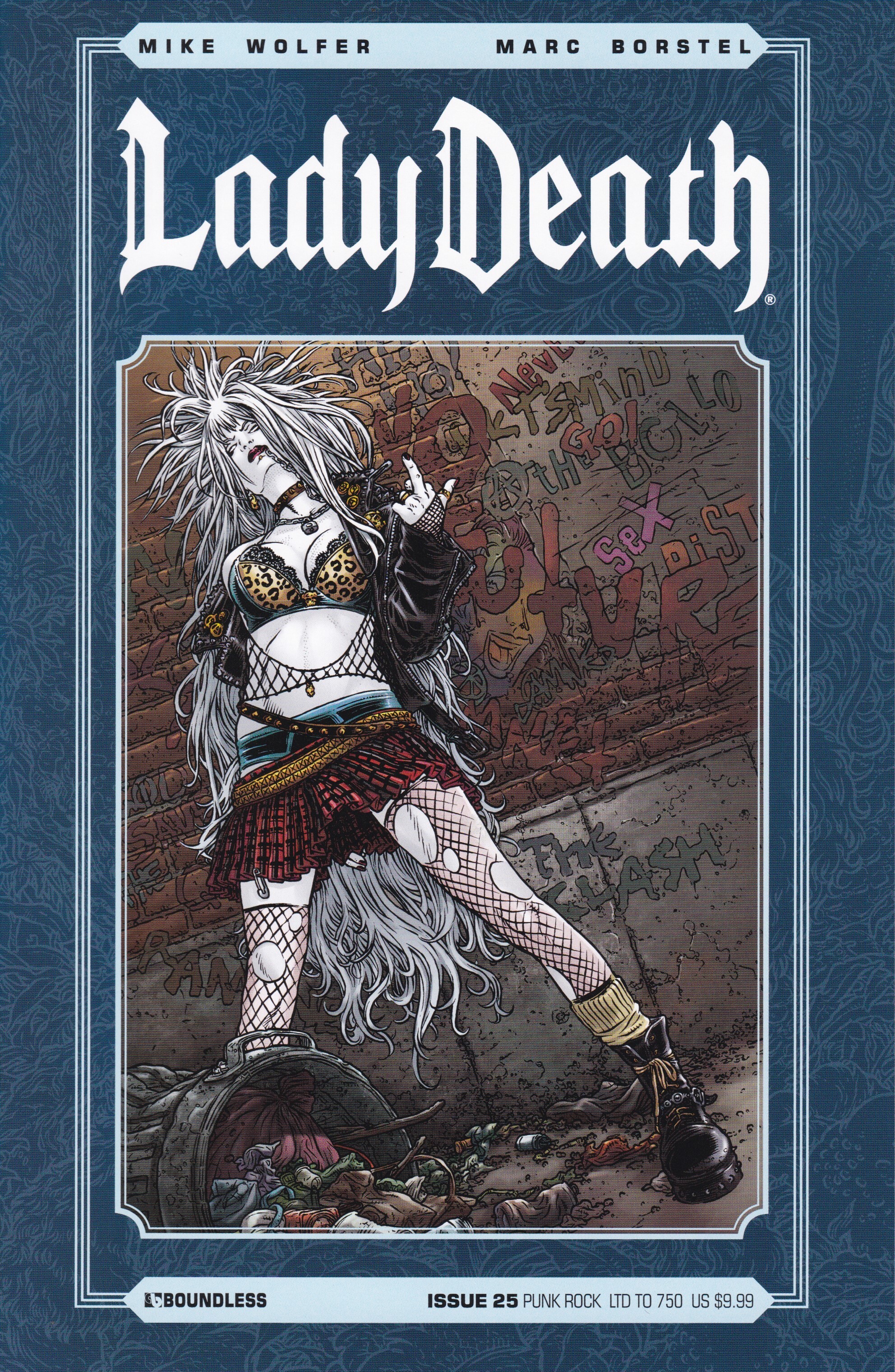 Boundless Comics Lady Death #25 Punk Rock Cover Ltd to 750 Copies ...
