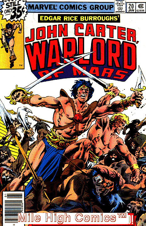 JOHN CARTER (1977 Series) (WARLORD OF MARS) (MARVEL) #20 Fine Comics ...