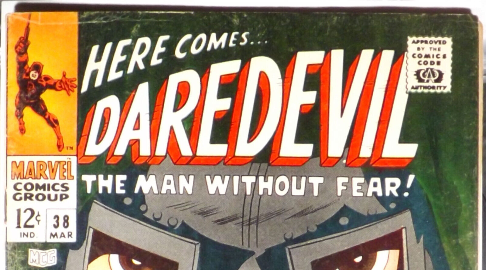 DAREDEVIL #38 Silver Age Marvel Comics 1968 vs. Doctor Doom MCU | Comic ...