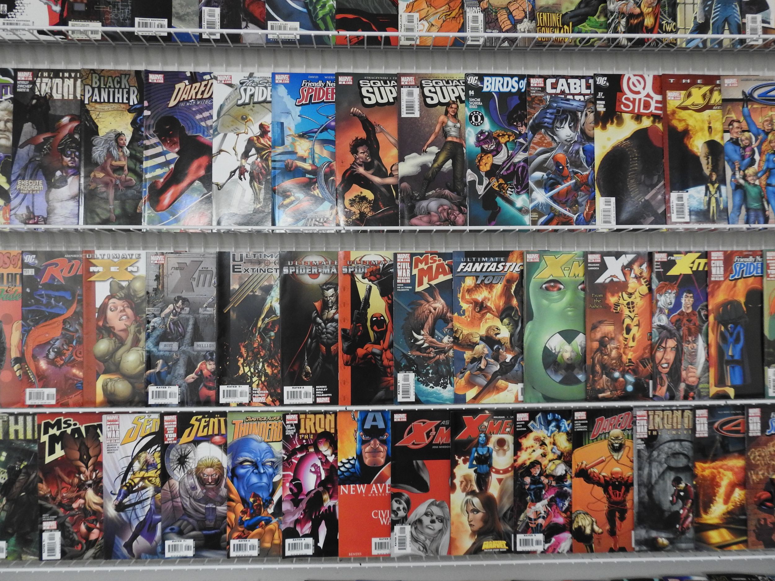 Huge Lot 210+ Comics W/ Black Panther, Spider-Man, X-Men, +More! Avg FN ...