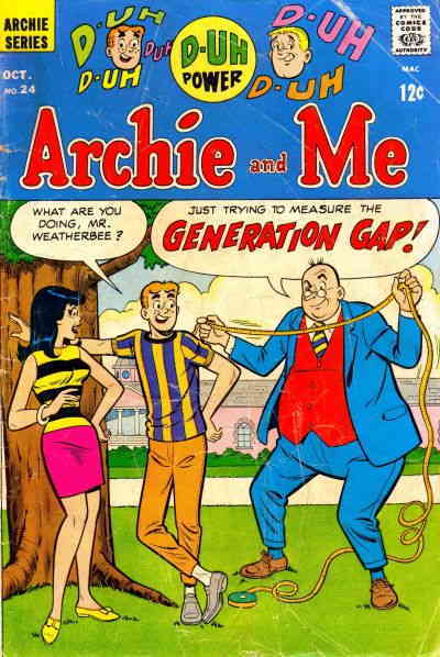 Archie and Me #24 FAIR ; Archie | low grade comic October 1968 ...