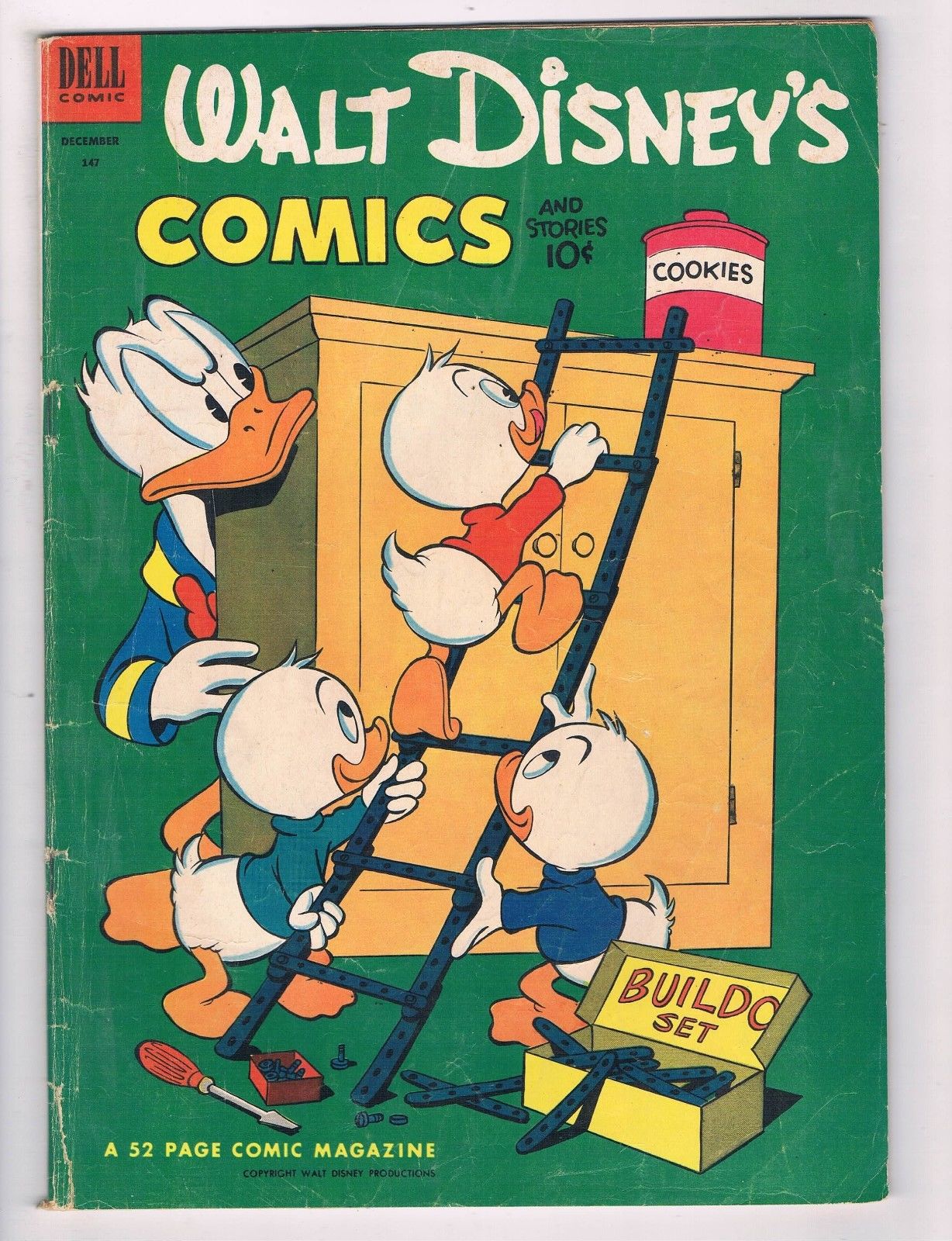Walt Disney's Comics #147 VG Dell Comic Book 1952 DE5 | Comic Books ...