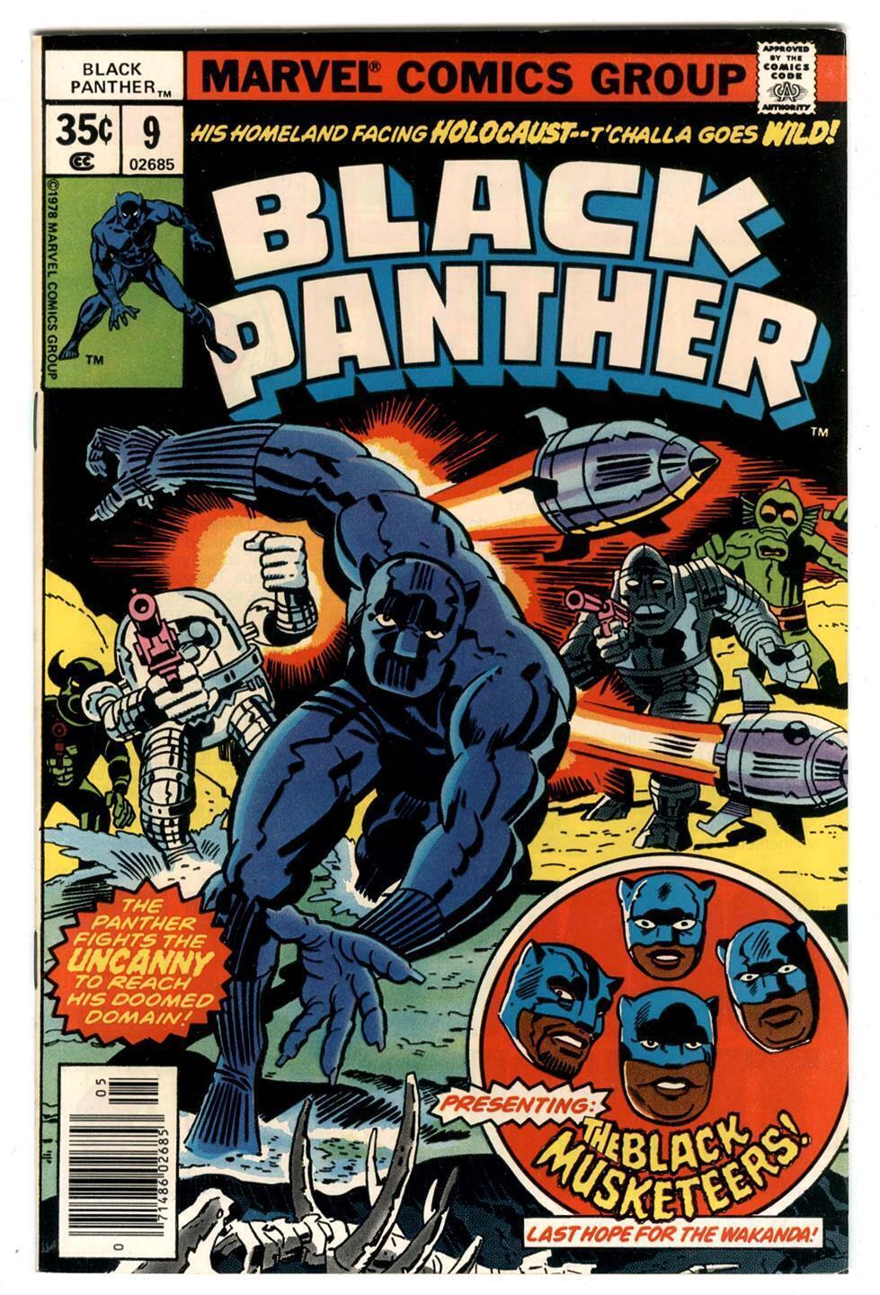 Black Panther #9 1978 Jack Kirby art-1st Appearance The Black ...