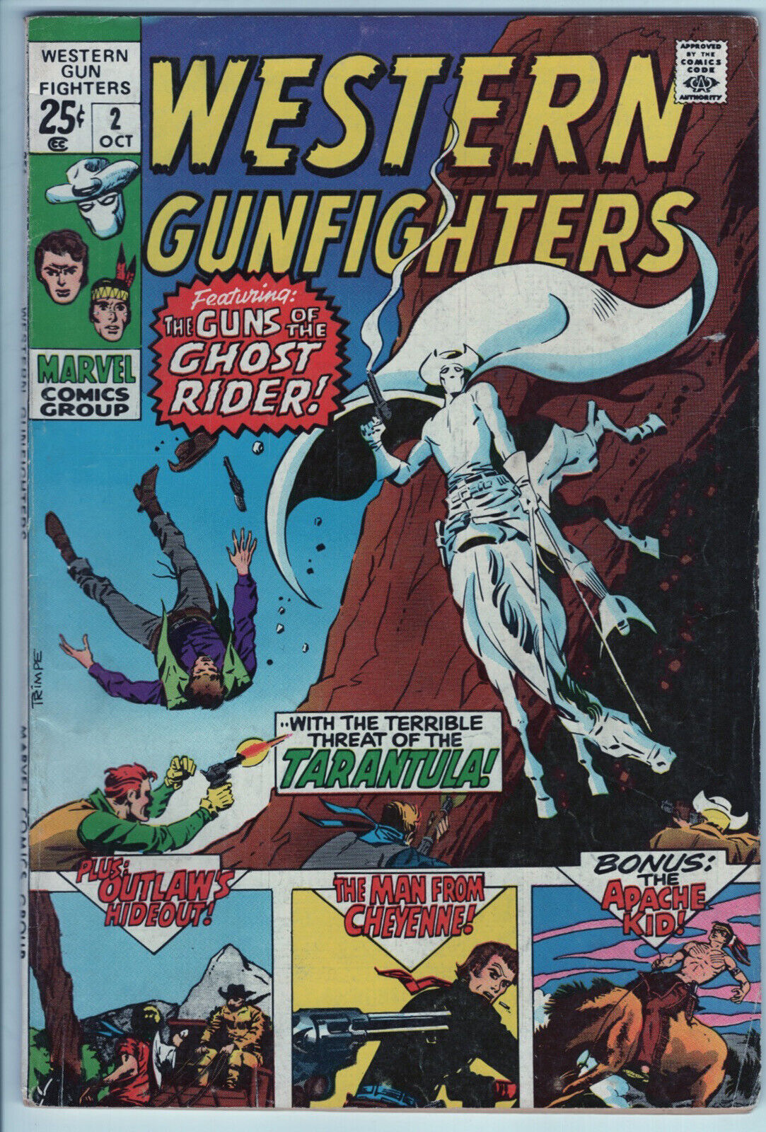 WESTERN GUNFIGHTERS #2 - 4.0 - OW - Ghost Rider - Kid Apache - Kirby ...