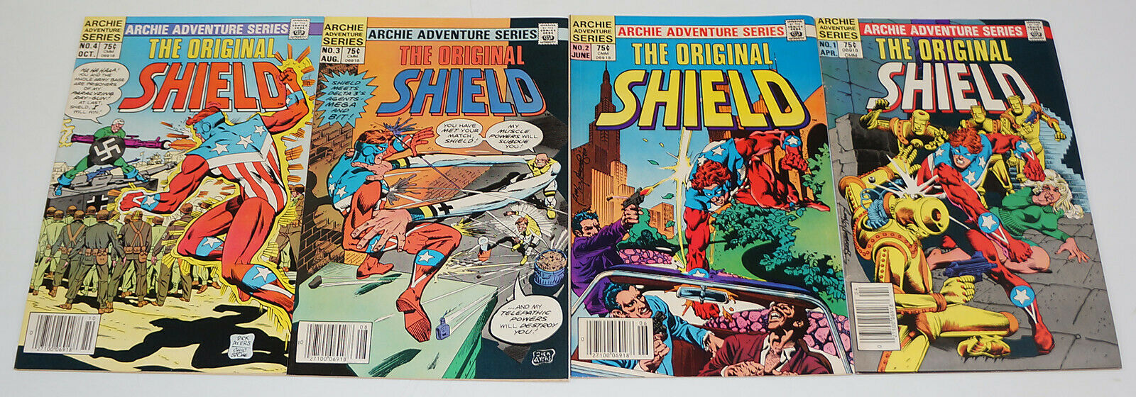 the Original Shield #1-4 VF complete series - archie comics - all ...
