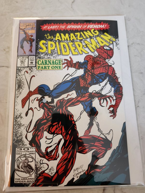 The Amazing Spider-Man #361 (1992) 1st Appearance of Carnage Marvel Key ...