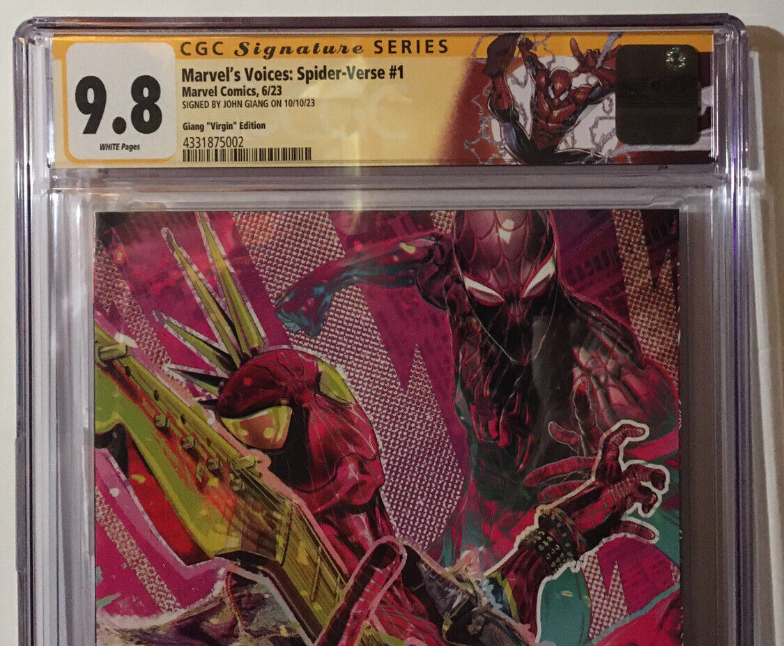 1ST RECLUSE Marvel’s Voices: Spider-Verse 1 CGC 9.8 NM+/M 1:50 Virgin ...